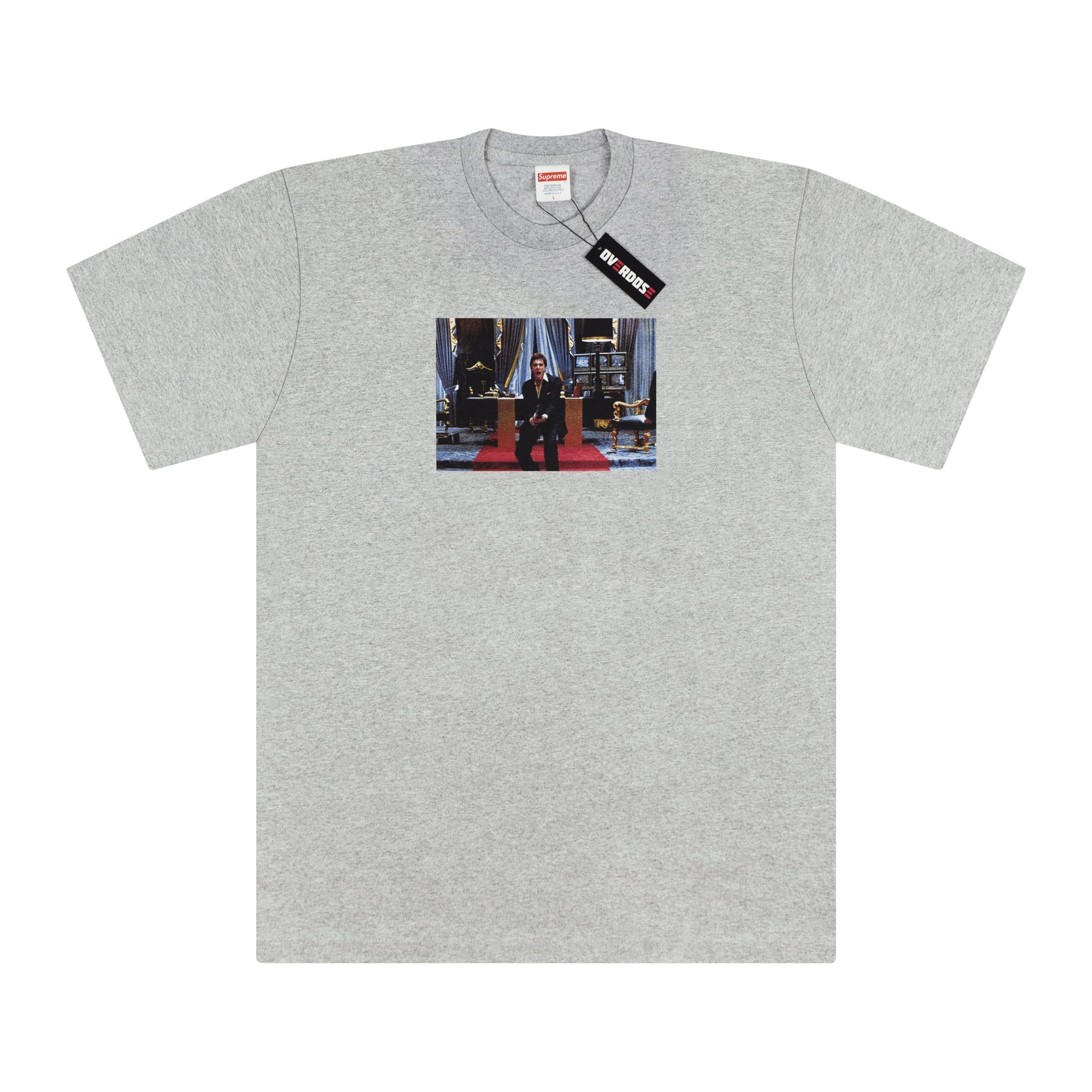 SUPREME SCARFACE FRIEND TEE GREY – ODTO