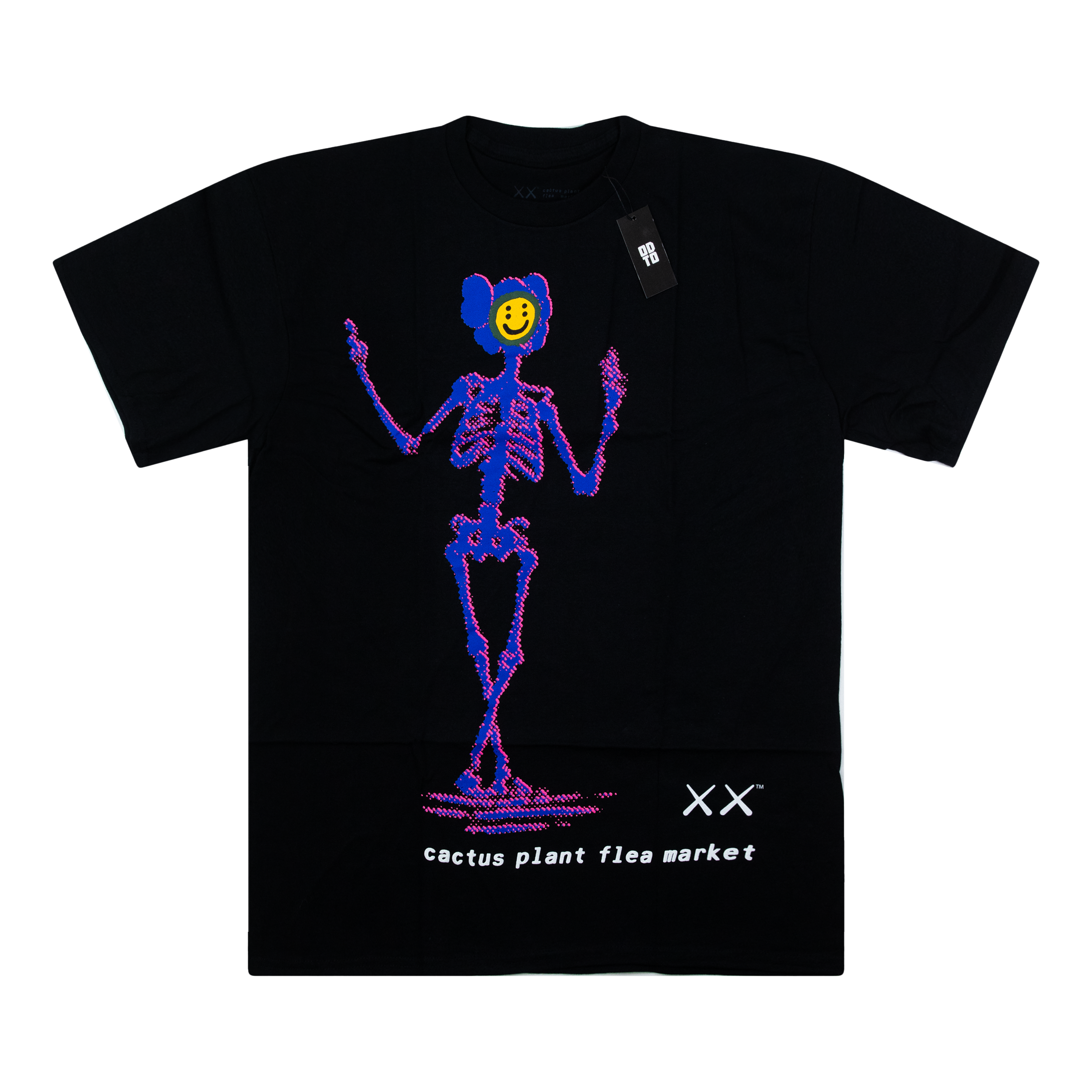 KAWS CACTUS PLANT FLEA MARKET TEE BLACK – ODTO