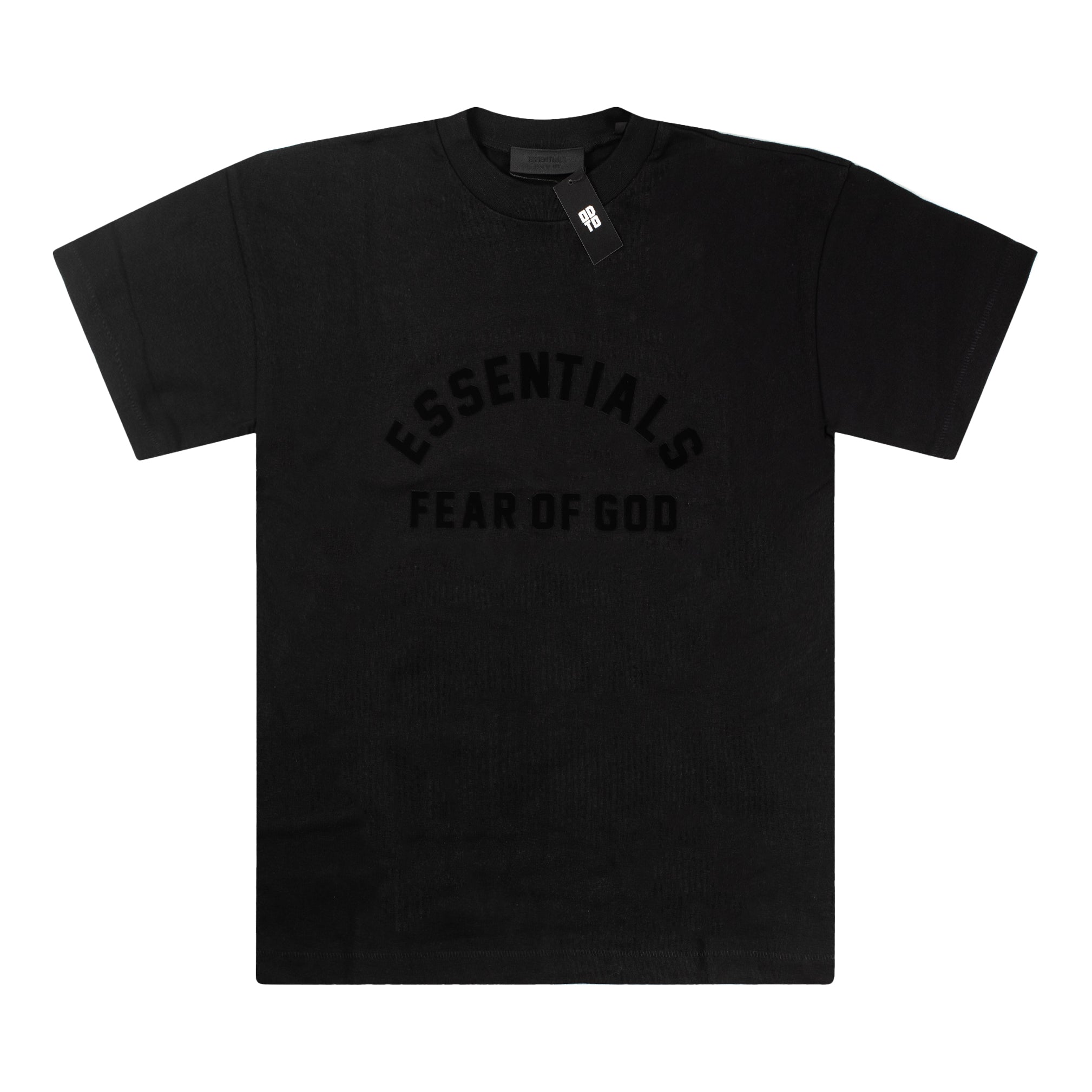 ESSENTIALS ARCH LOGO TEE BLACK – ODTO