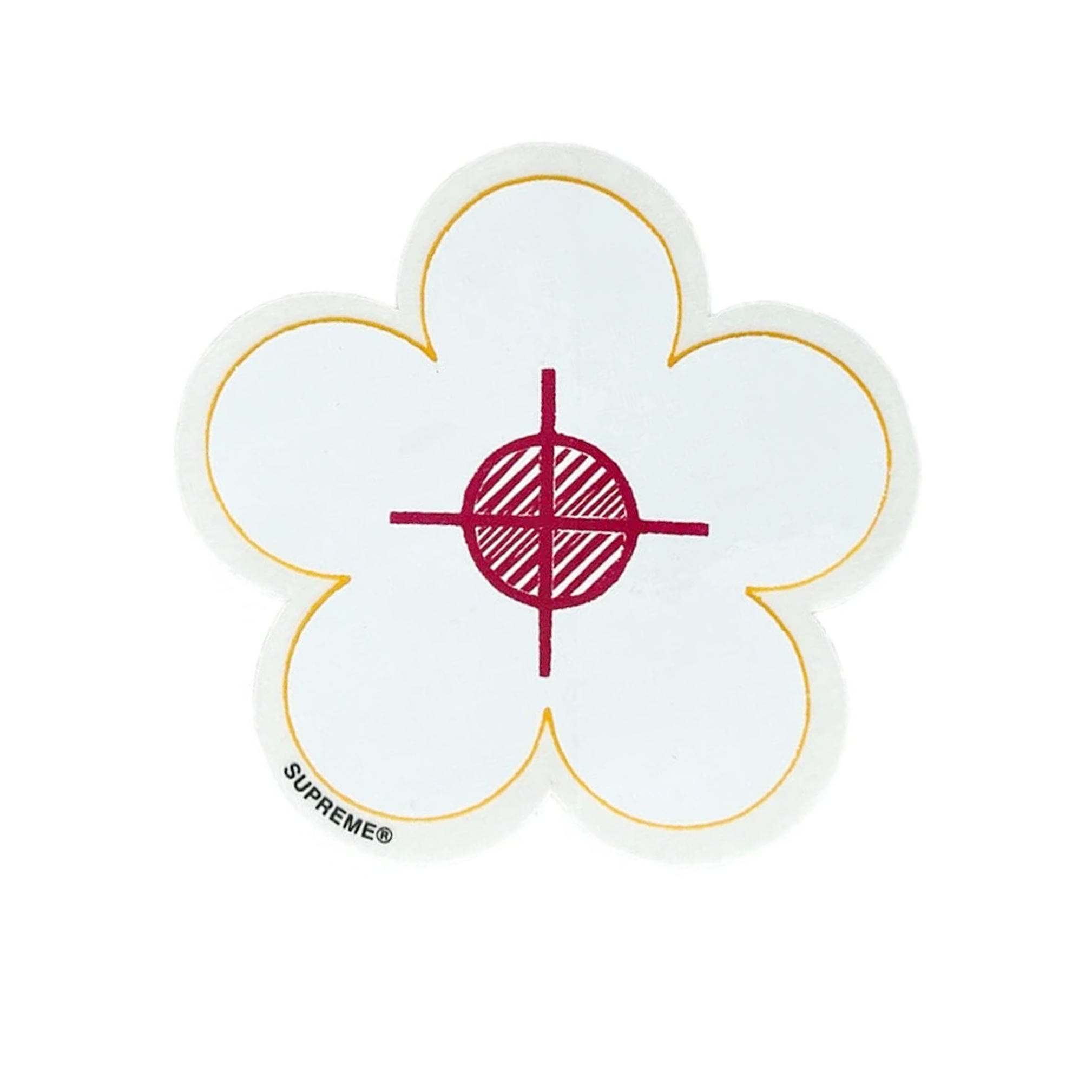 SUPREME FLOWER BEEN HIT STICKER YELLOW – ODTO