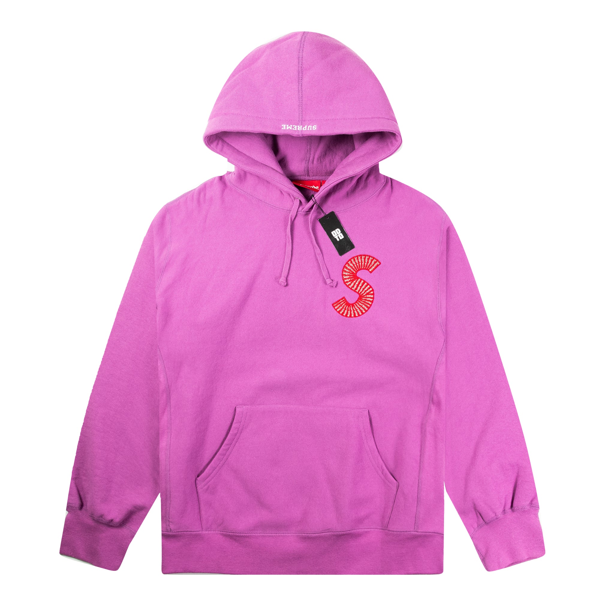 SUPREME S CUT OUT LOGO HOODIE LIGHT PURPLE – ODTO